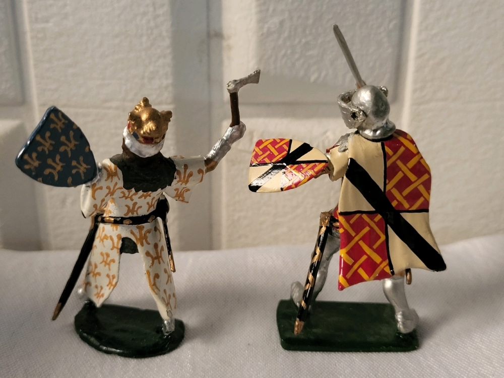 2 Hornung Art Hand Painted Lead Miniatures