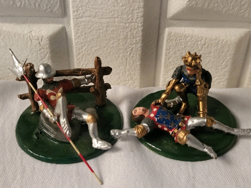 2 Hornung Art Hand Painted Lead Miniatures