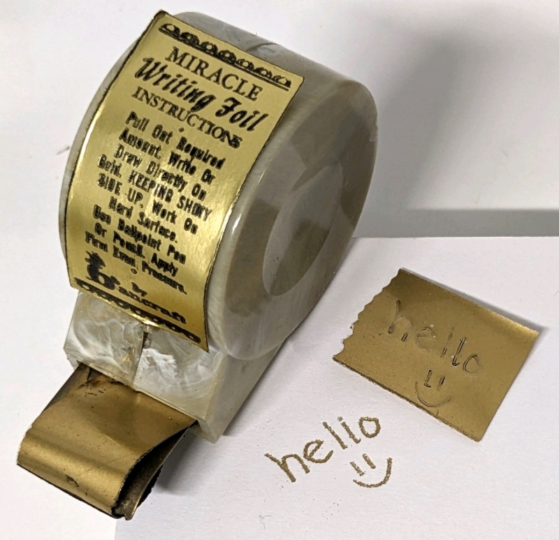 Vintage Miracle Writing Foil (Gold) by Ancraft