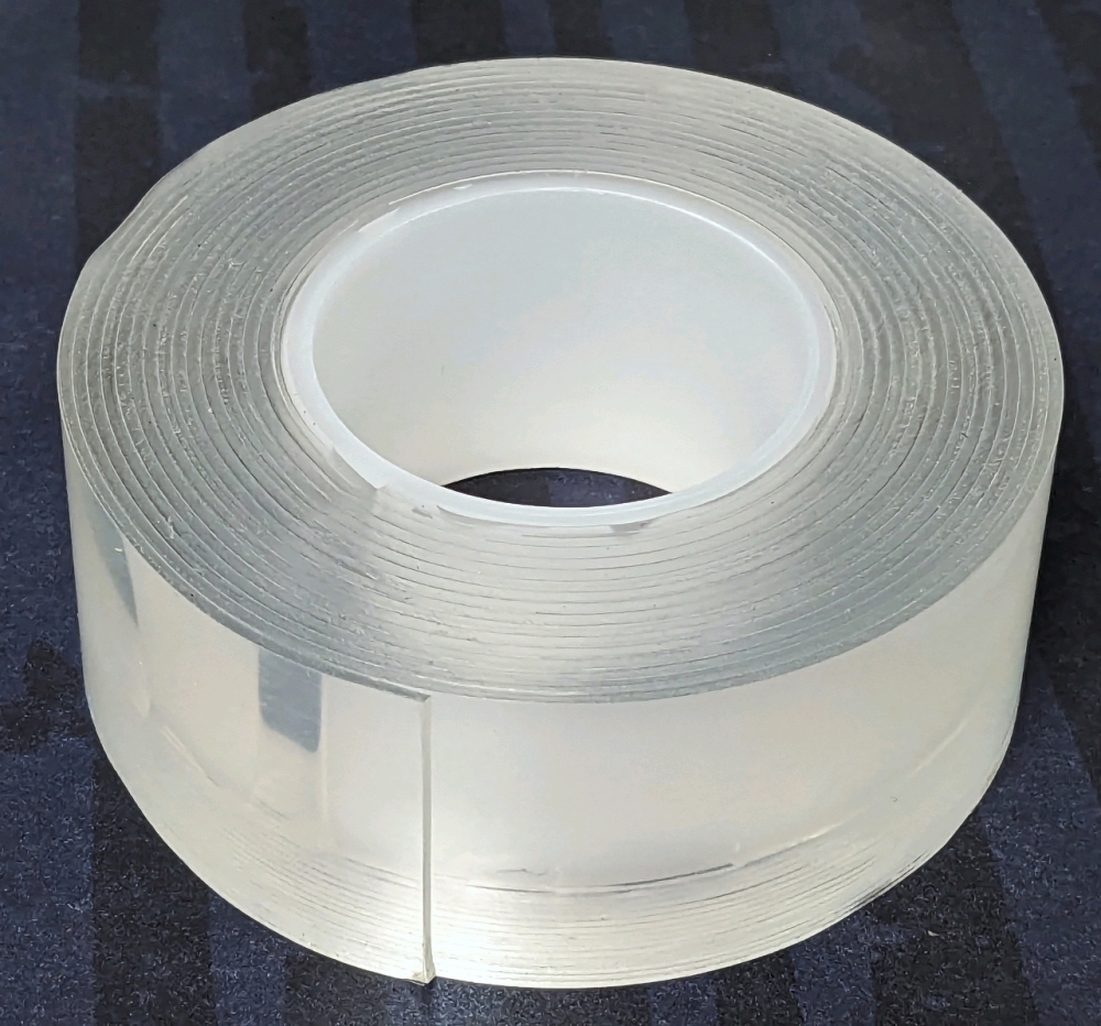5 New Rolls of Clear Double Sided Tape (3cm x 3m x 0.1cm)