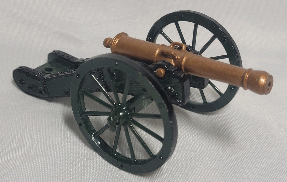 Artillery Soldiers & Cannon Toy Soldier Lead Miniatures , 5pc Set