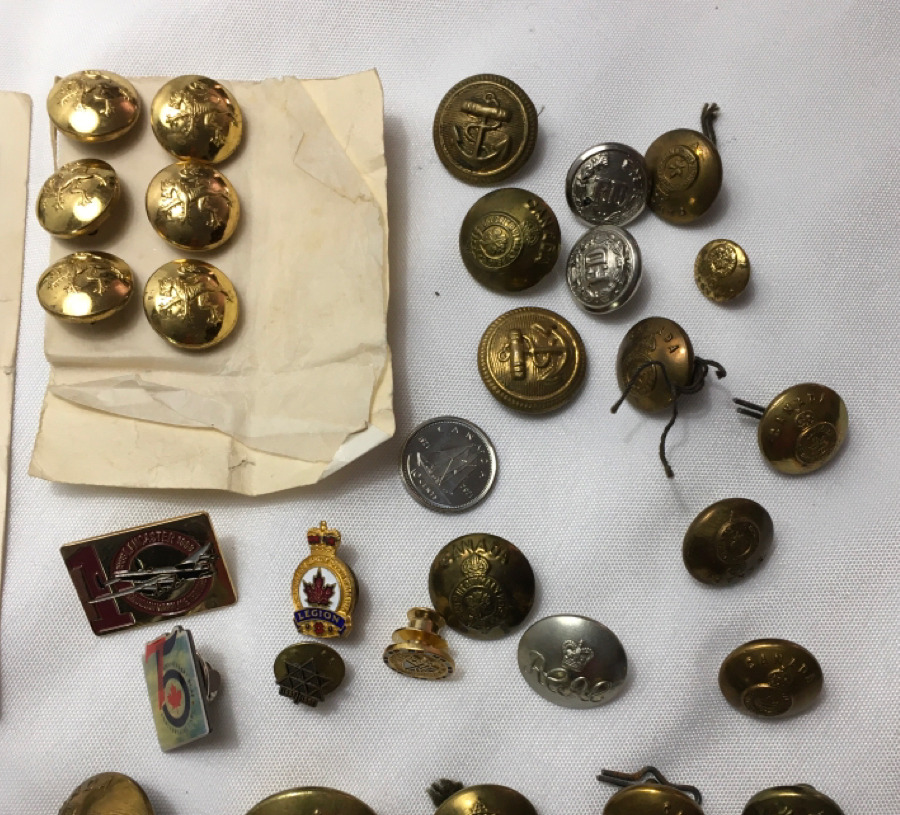 WWII & Post War Military Buttons