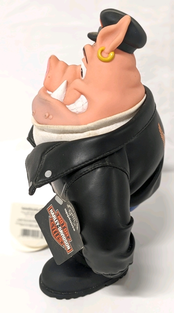Vintage Applause HARLEY DAVIDSON / Looney Tunes Hog Pig Collector Doll