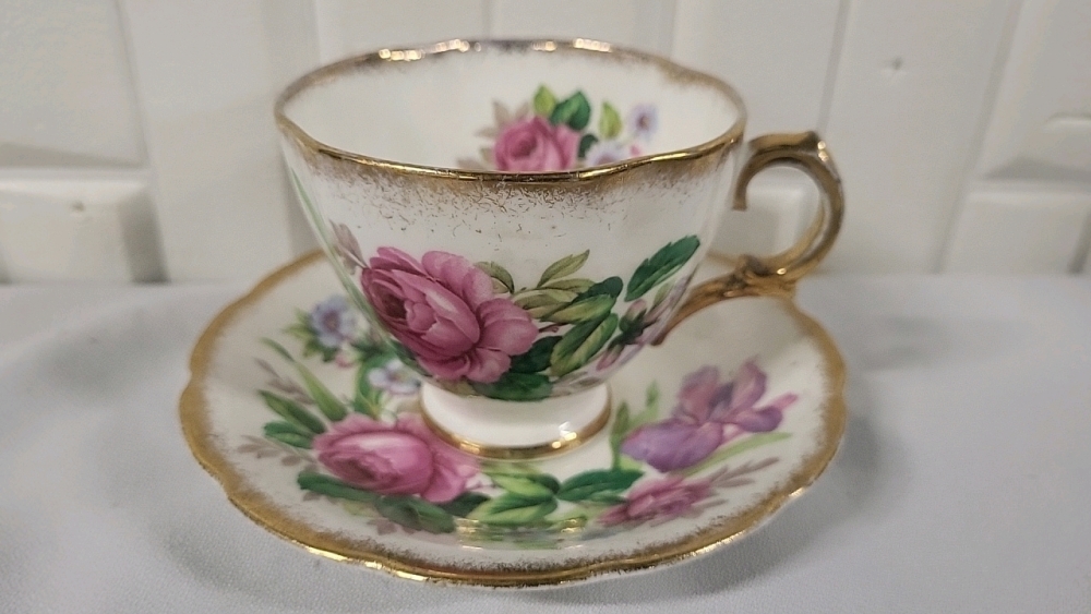 3 Tea Cups & Saucers - Royal Adderly , Duchess & Royal Stuart