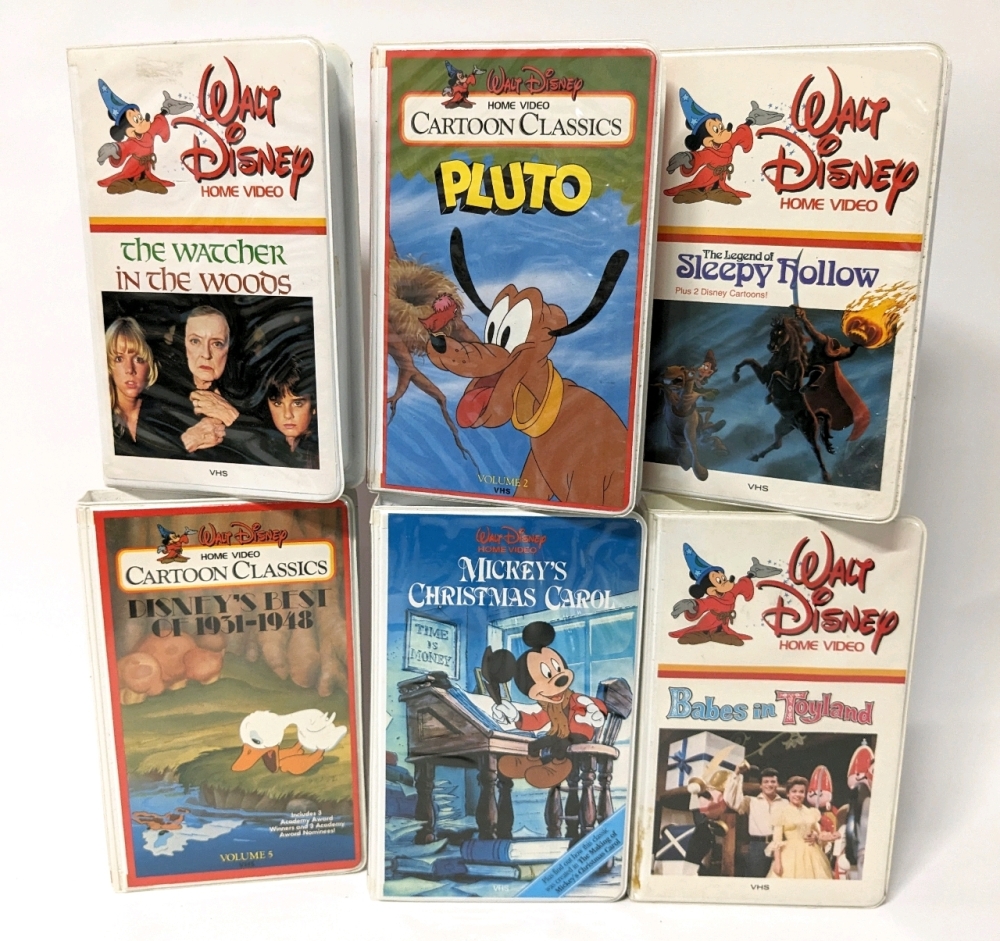 Vintage 1980s Walt Disney Home Video VHS Collection