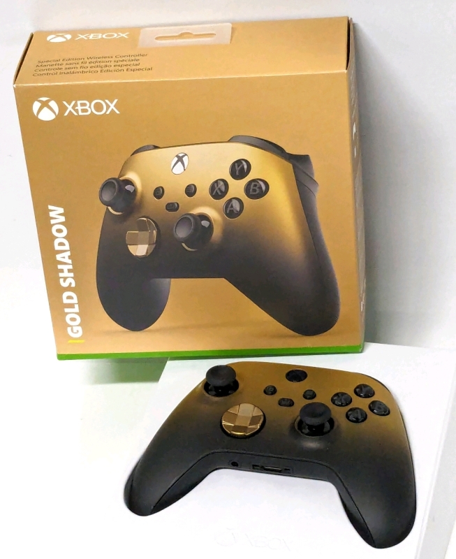 New XBOX Special Edition Wireless Gaming Controller – Gold Shadow ...