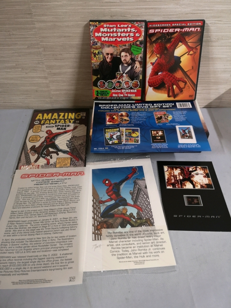 Spider-man Limited Edition DVD Collectors Gift Set