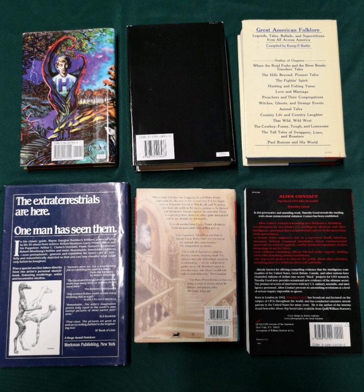 Science Fiction Books - Star Trek, Aliens, Harry Potter