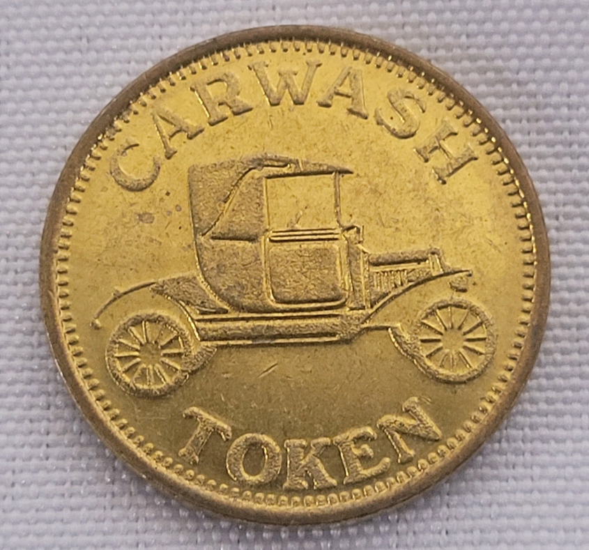 Vintage Car Wash Tokens , Forty Four (44) Identical Token Coins