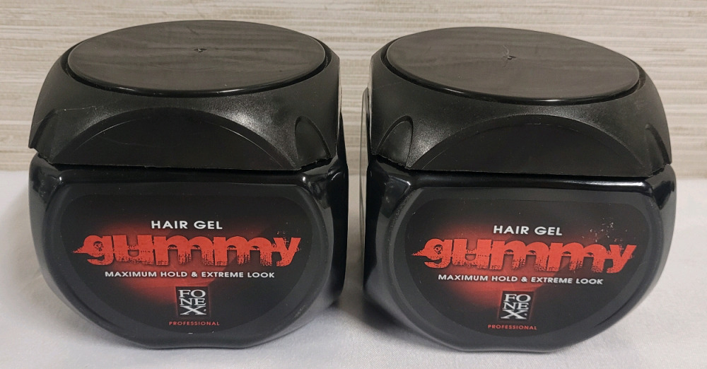 Gummy Mens Hair Gel Maximum Hold And Extreme Look 235oz 2 Pack