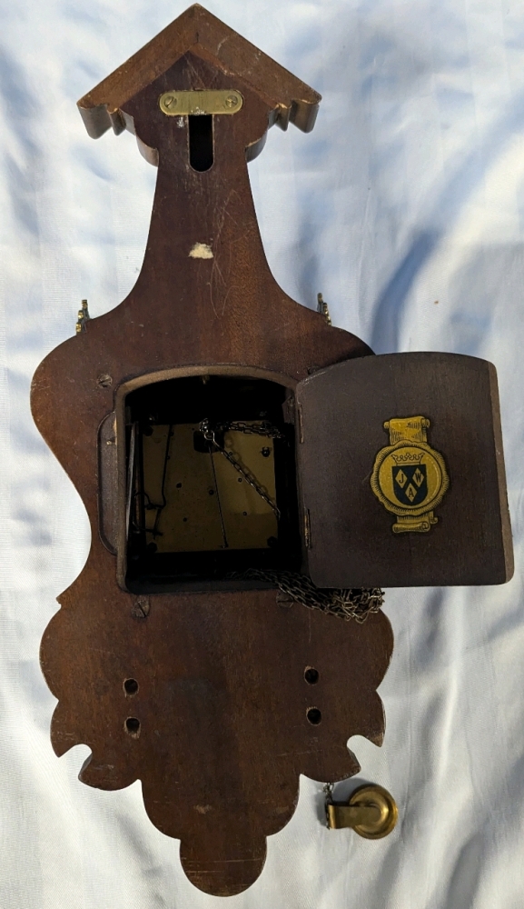 Vintage Atlas Clock. 18 Tall. As Is.