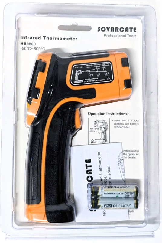 New Sovarcate Non-Contact Digital Laser Infrared Thermometer ...