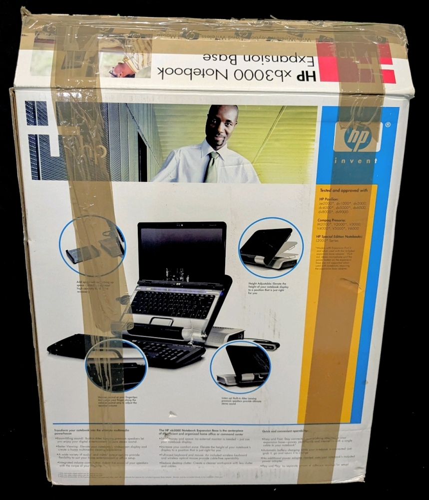 As-New HP xb3000 Notebook Expansion Base with Wireless Keyboard ...