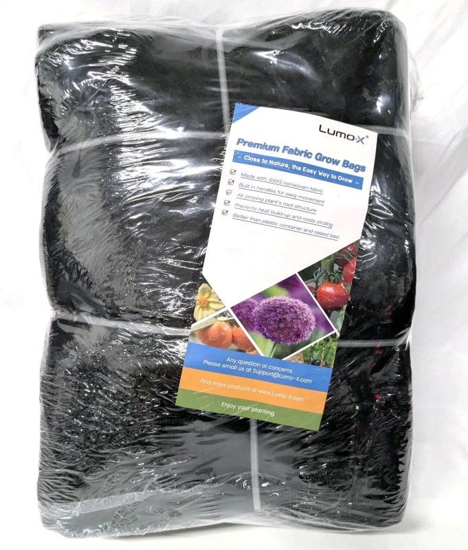 New Lumo-X 10-Pack 15-Gallon Grow Bags - Nonwoven Fabric Plant Pots ...