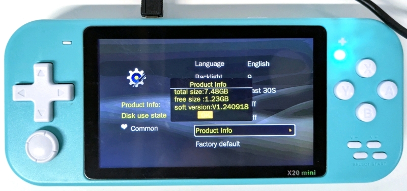 New X20 Mini Handheld Rechargeable Gaming Console with 8G Micro SD Card ...