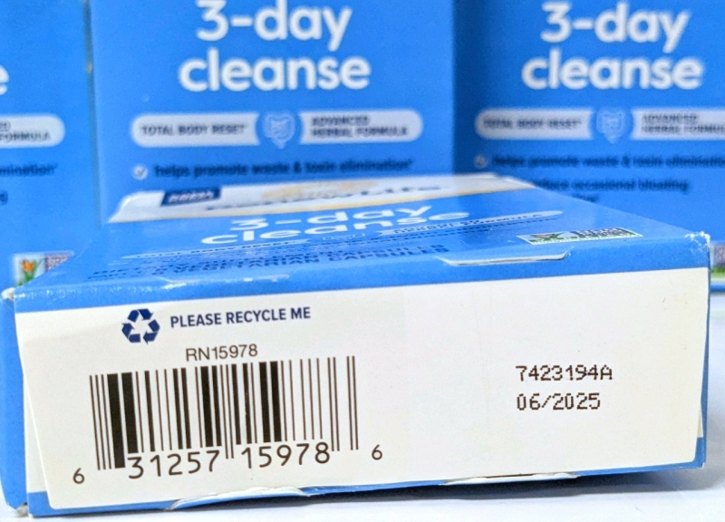 13 New Packs RENEW LIFE Total Body Reset 3-Day Cleanses | 12 Vegetarian ...