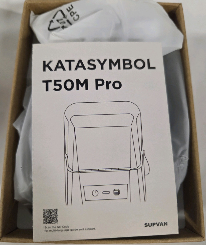 New | KATASYMBOL T50M Pro Label Maker/Printer | Wireless Connection