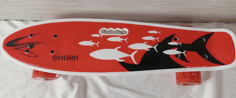 New | Shark Penny Board w/ Light up Wheels | Retails $110