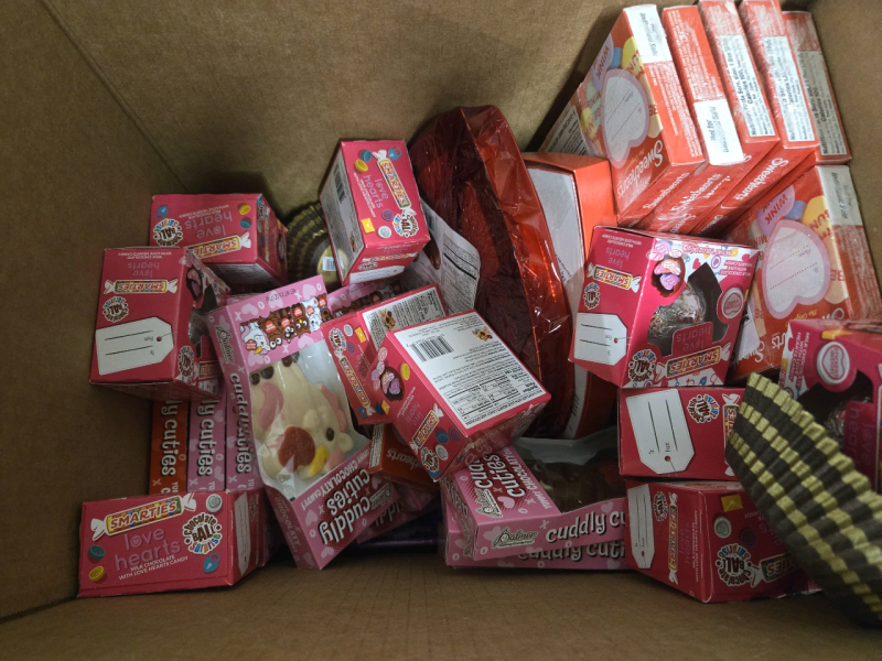 New | Large Box Of 50 Candy & Chocolates | Includes Smarties Love ...