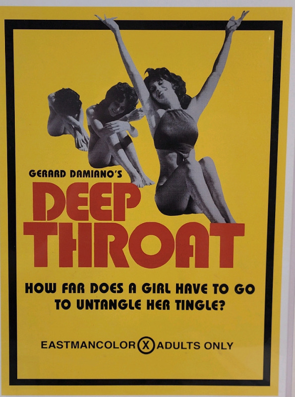 *Adults Only* - Gerard Damiano's DEEP THROAT Movie Poster Print ...
