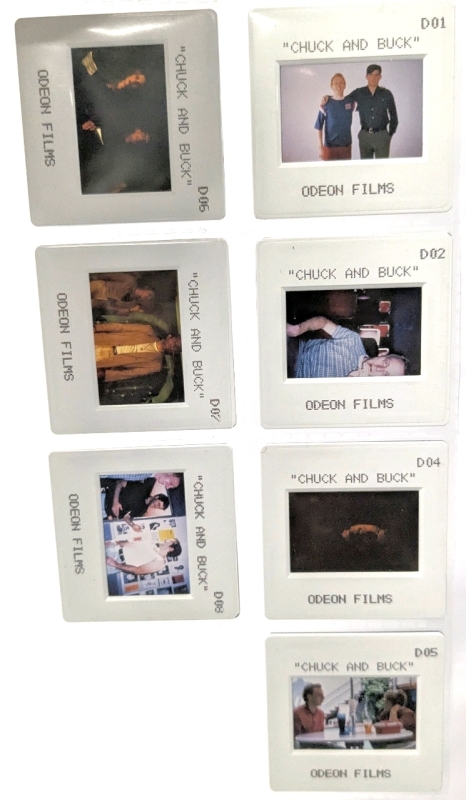 41 Odeon Films Press Kit Film Slides & Synopsis for Chuck & Buck (See Description For Films)