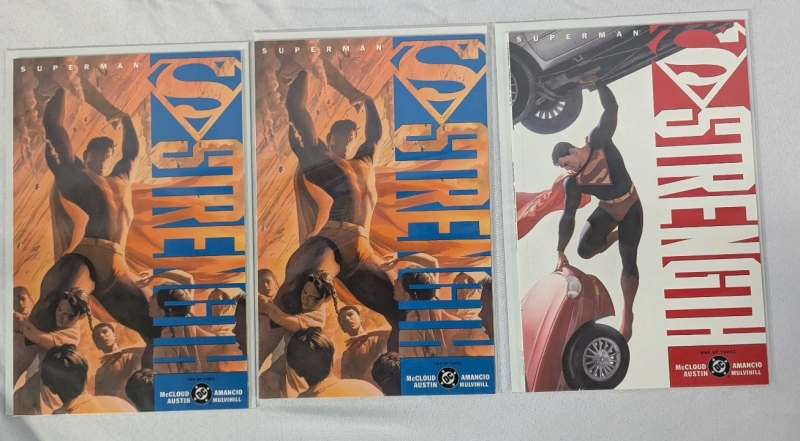 5 DC Superman Comics. Superman Strength Issues 1 & 2 (2 copies of 2 ...