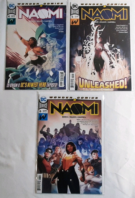 High Grade DC Naomi (2019) Comics, Issues #1-6, Includes #4 Duplicate ...