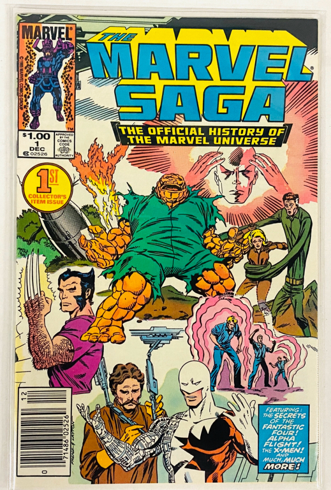 2 Rare Vintage Marvel “The Marvel Saga” Comics, Issues #1 and #22