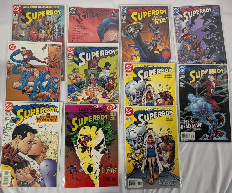 18 Vintage DC Superboy Comics. Consecutive Run 83-99. Duplicate Issue 83.