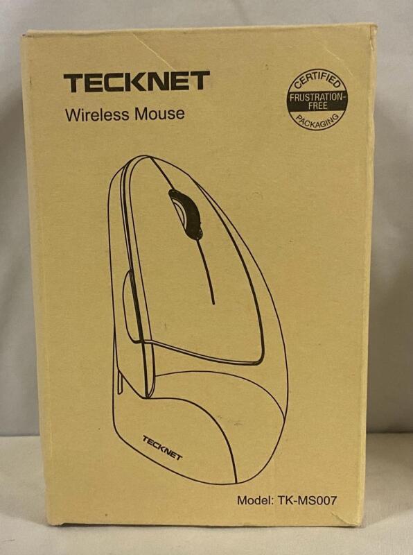 As-New Tecknet Ergonomic Wireless Mouse, TK-MS007, Pink