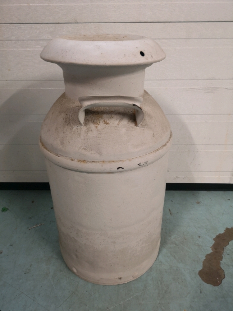 Vintage Large Metal Milk Container