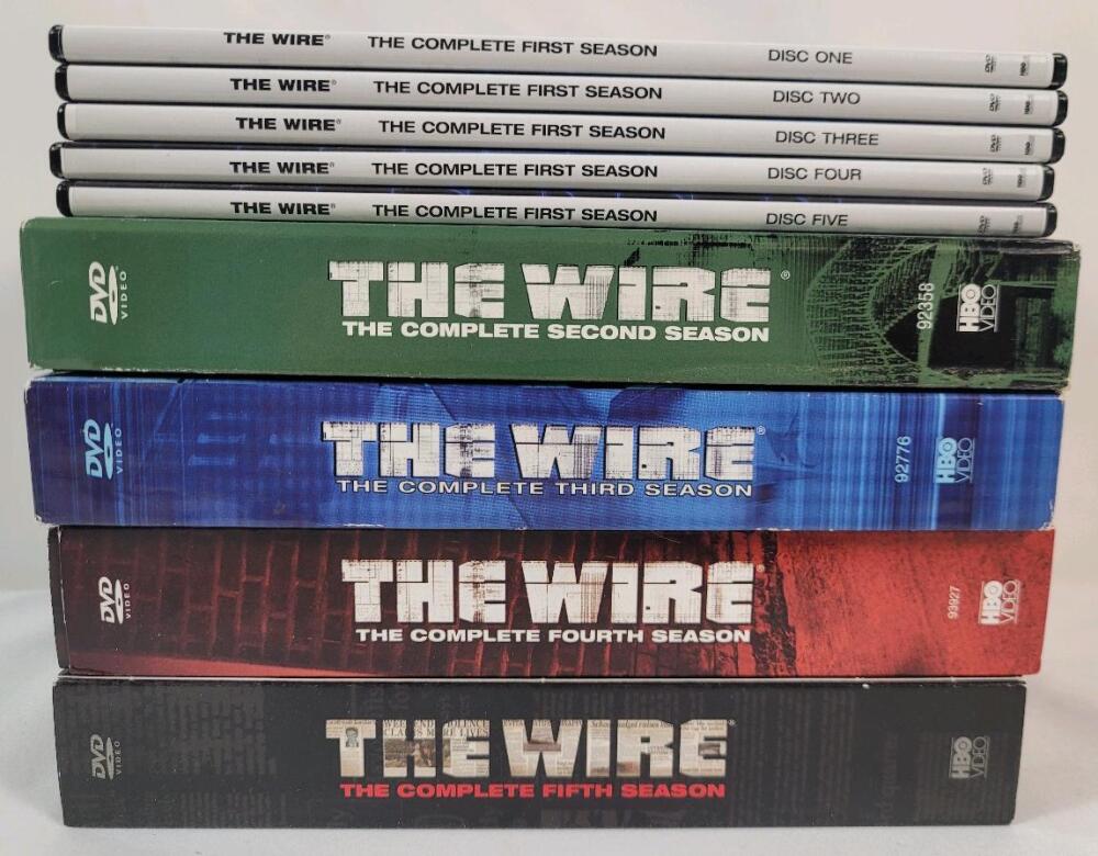 THE WIRE TV Show DVD Set Seasons #1 - #5 Complete Series