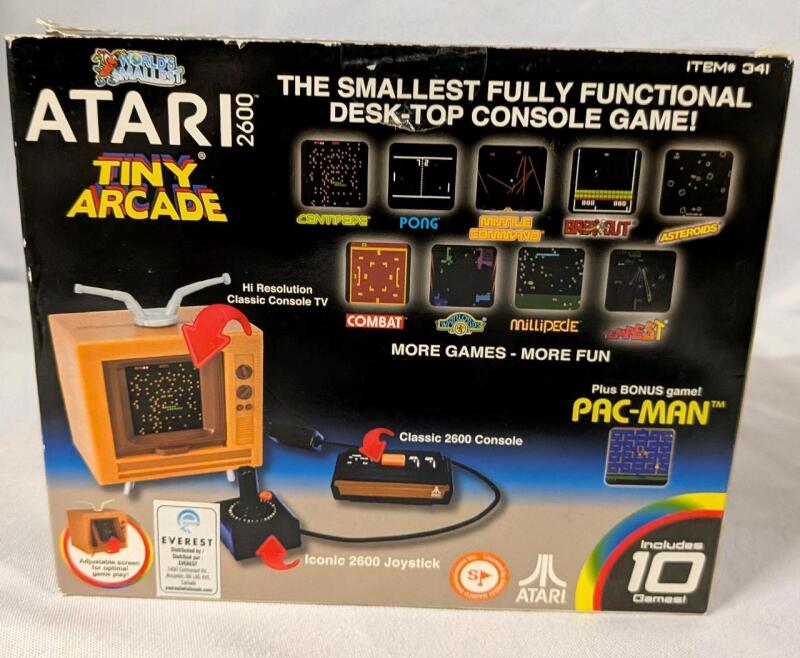 New Atari Tiny Arcade. Comes to with 10 Games.