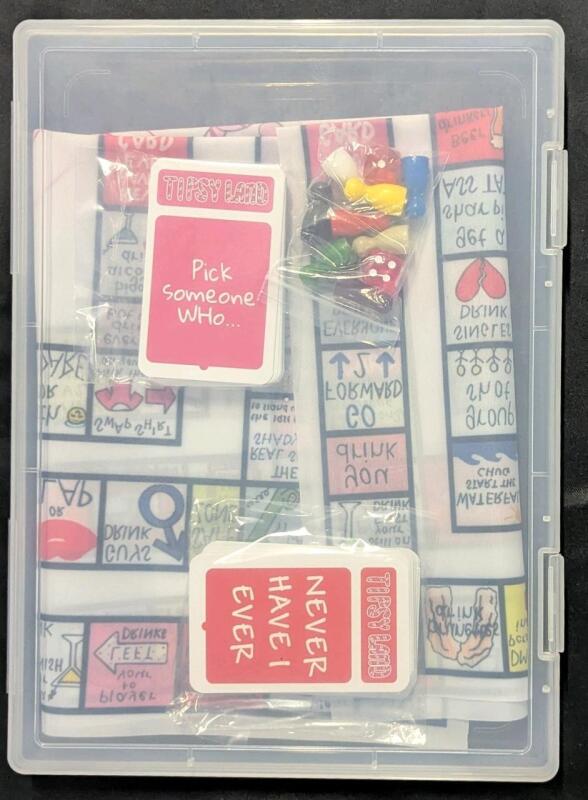 New TIPSYLAND Adult Board Game With Cloth Game Board & Handy Storage ...