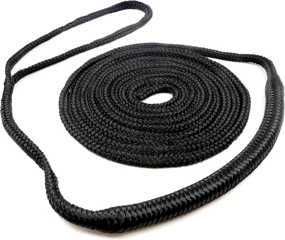 New 1/2 X 20FT Shockline with Integrated Shock Absorber Hand Spliced 15 ...