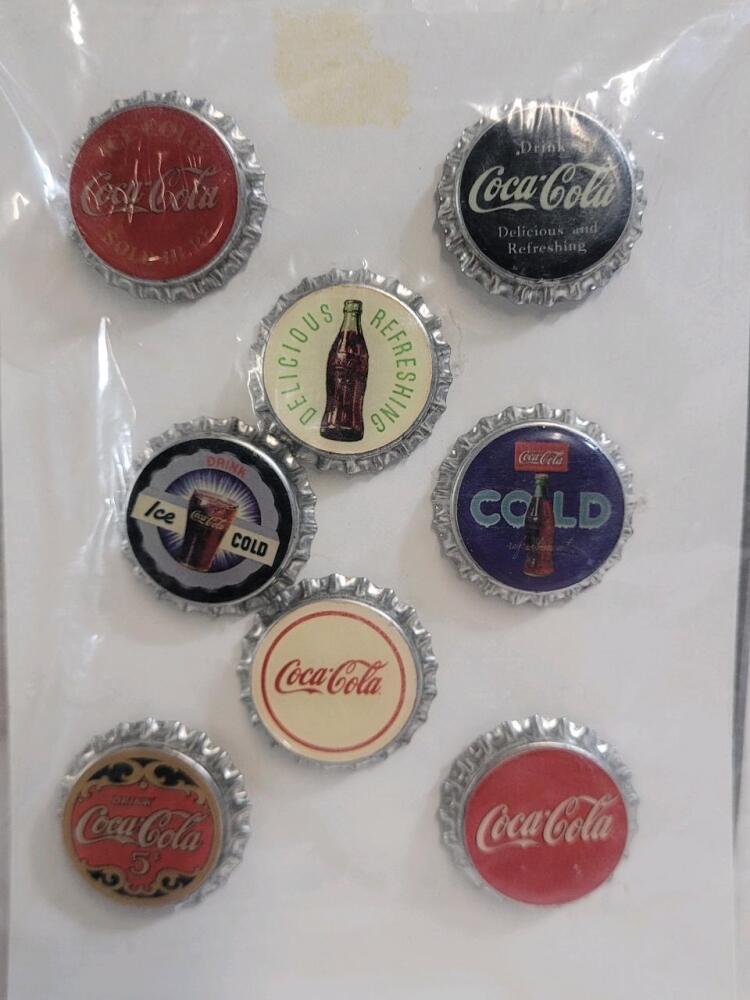 Coca-Cola Modern Retro Bottle Caps , 15 Caps