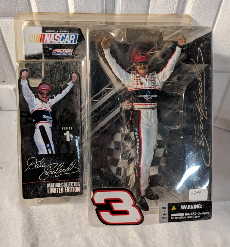 Limited Edition Nascar Dale Earnhart Mature Collectors Driver Action ...