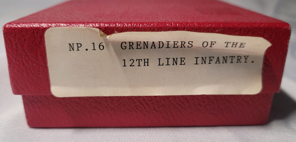 Trophy Miniatures ' Grenadiers of the 12th Line Infantry ' Toy Soldier ...