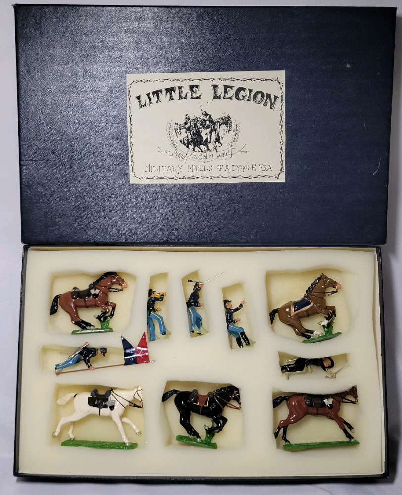 Little Legion ' General Custer & Mounted Soldiers ' Toy Soldier Lead ...
