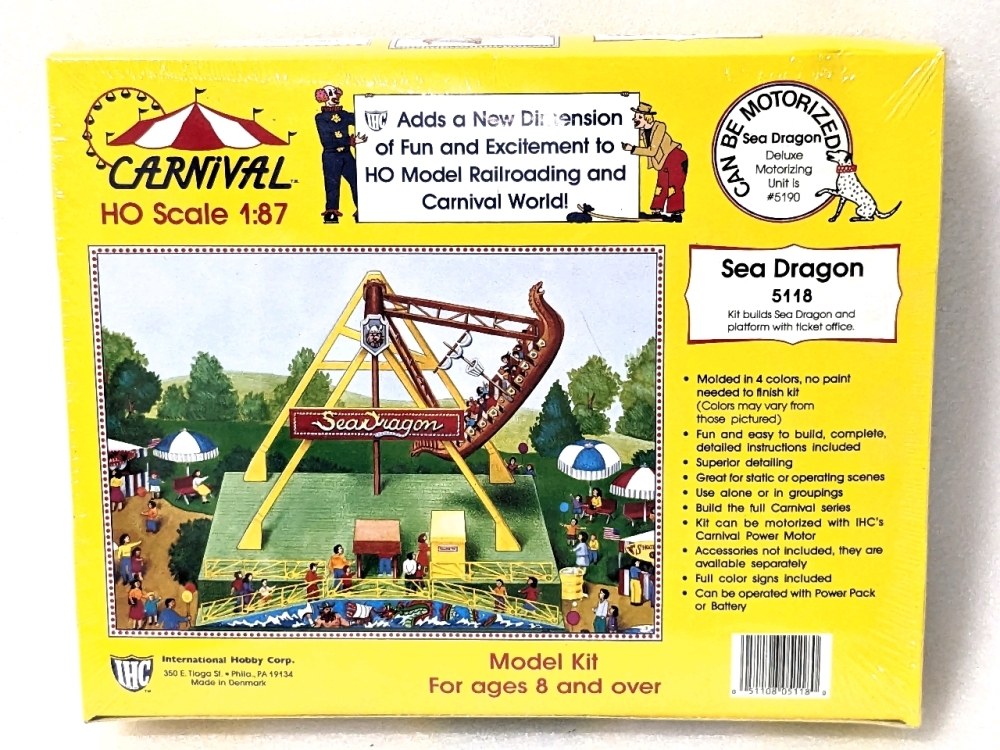 New IHC Carnival H0 Scale 1:87 Sea Dragon Model Kit #5118.